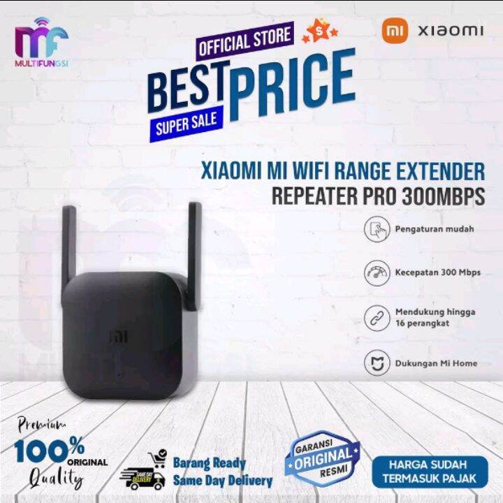 Xiaomi Mi Wifi Range Extender Pro Repeater 300 Mbps Garansi Resmi | Lazada Indonesia