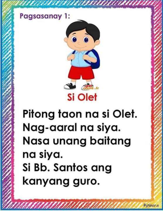 Pagsasanay sa Pagbasa ng Tagalog (21 pages) free bookbind | Lazada PH