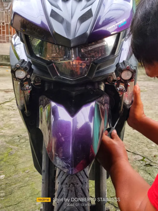 MINI DRIVING LIGHT STAINLESS BRACKET FOR MIO SOUL I 125 | Lazada PH