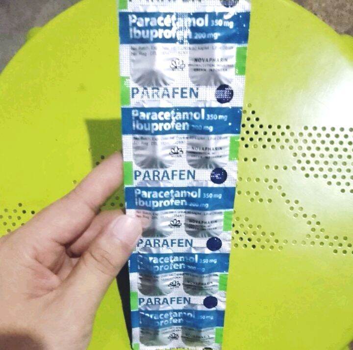 PARAFEN KAPLET (Obat Sakit/Nyeri Gigi, Otot, Kepala, Demam, Pegal, Linu) | Lazada Indonesia