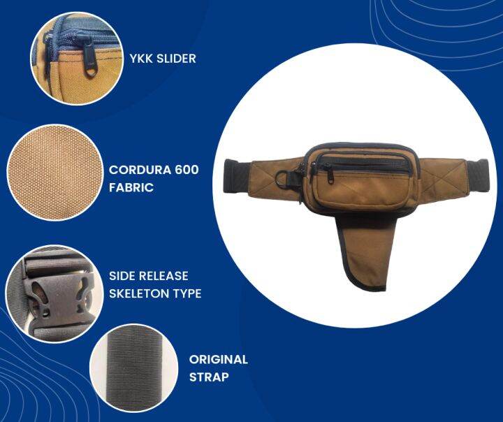 CONCEALED CARRY BELT BAG WITH HOLSTER "QUICK DRAW" | Lazada PH