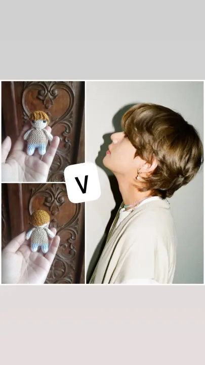 Amigurumi BTS V Keychain | Lazada PH