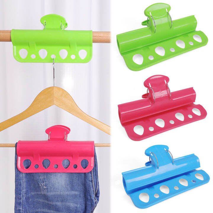 Large Plastic Clothes Rack Strong Windproof Multi-function Laundry ...