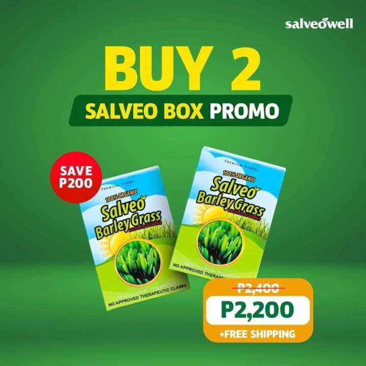 Salveo Barley Grass- 2 Boxes of Capsules Promo | Lazada PH
