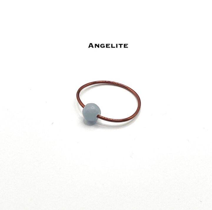 Angelite Copper Ring Dainty | Lazada PH