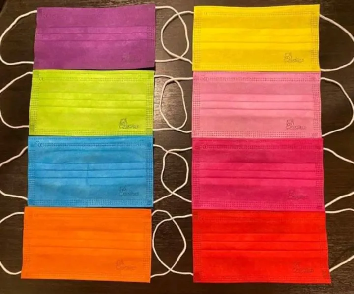 MACARON Colored Disposable Facemask 50 pcs per box | Lazada PH