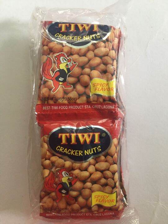 Tiwi Cracker Nuts Spicy flavor 1packx10s | Lazada PH