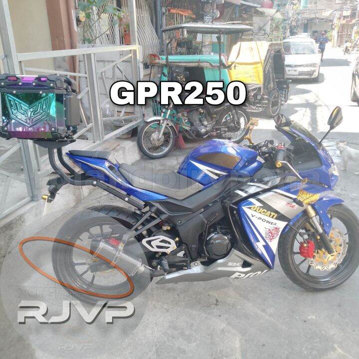 Motorstar GPR250 / GPR 250 HRV Bracket Heavy Duty Bracket Steel Black Oval Tube | Lazada PH