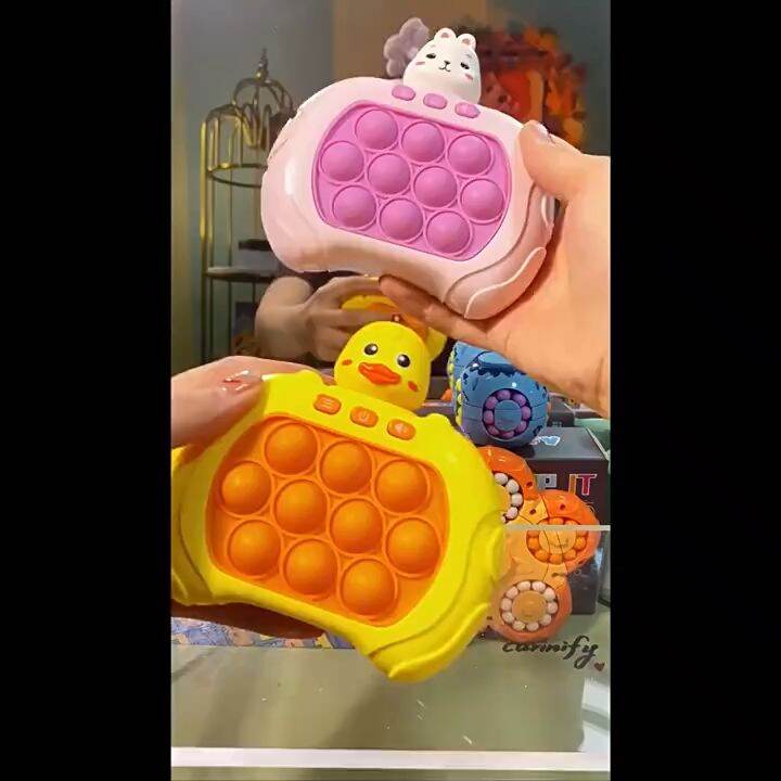 Educational Toys Quick Push Pop it Game Machine for Kids Electric Pop ...