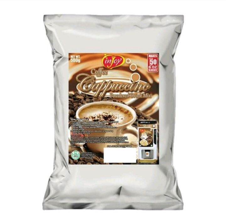 inJoy Cappuccino Vendo Powder 500g l Instant Coffee Powder Mix | Lazada PH