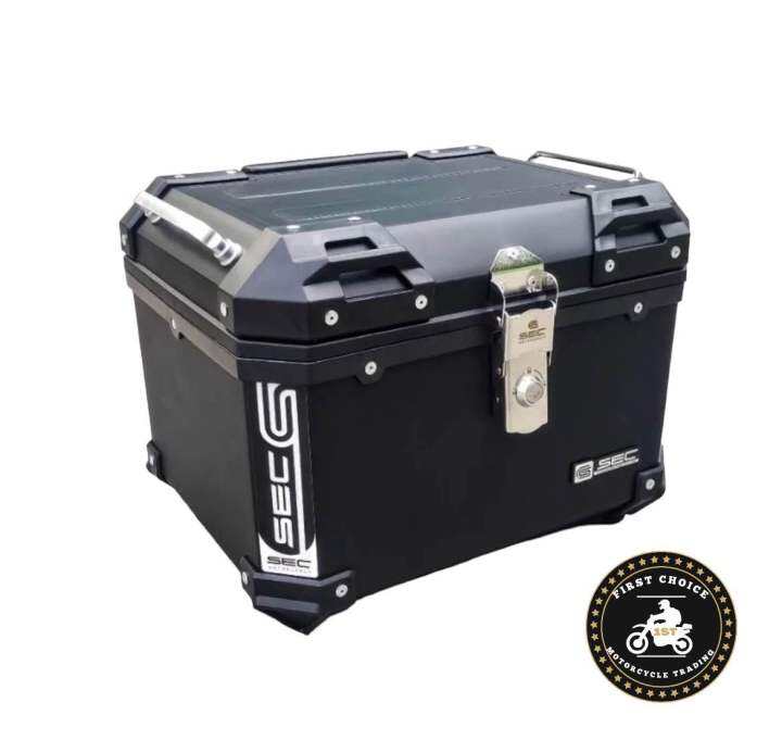 Sec Kryptonite 45 L Top Box with Base Plate (With Free Backrest and ...