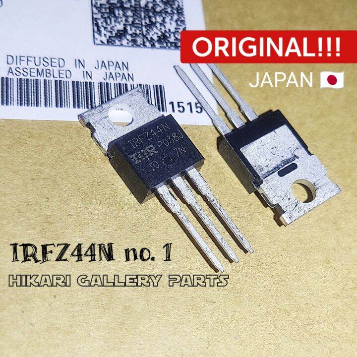 ORIGINAL IRFZ44N Transistor IRFZ 44N No. 1 Super Tebal Japan / IRF Z44N No.1 High Quality ...