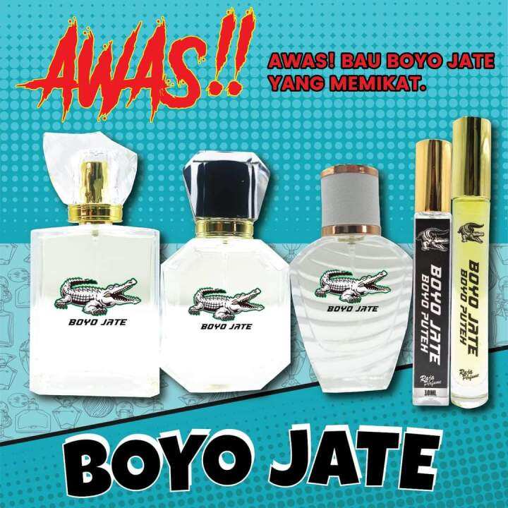 PERFUME BOYO JATE, BOYO DARAT, BOYO PUTIH, BOYO TINO EDP PREMIUM RAJA ...