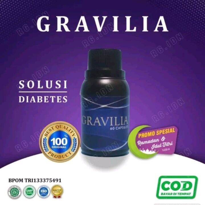 GRAVILIA OBAT DIABETES 60 KAPSUL | Lazada Indonesia