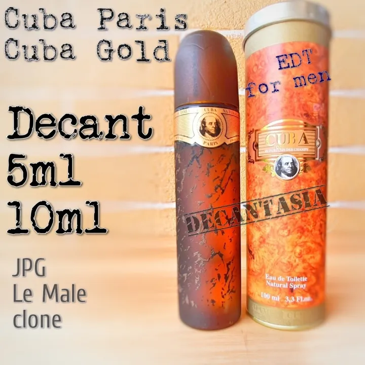 Cuba Gold by Cuba Paris (DECANT 5ml &10ml) | Lazada PH