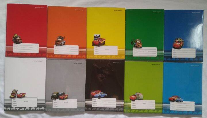 Orions DISNEY PIXARS CARS COLOR CODING Writing Notebook-Set of 10 with ... Orions DISNEY PIXARS CARS COLOR CODING Writing Notebook-Set of 10 with ...