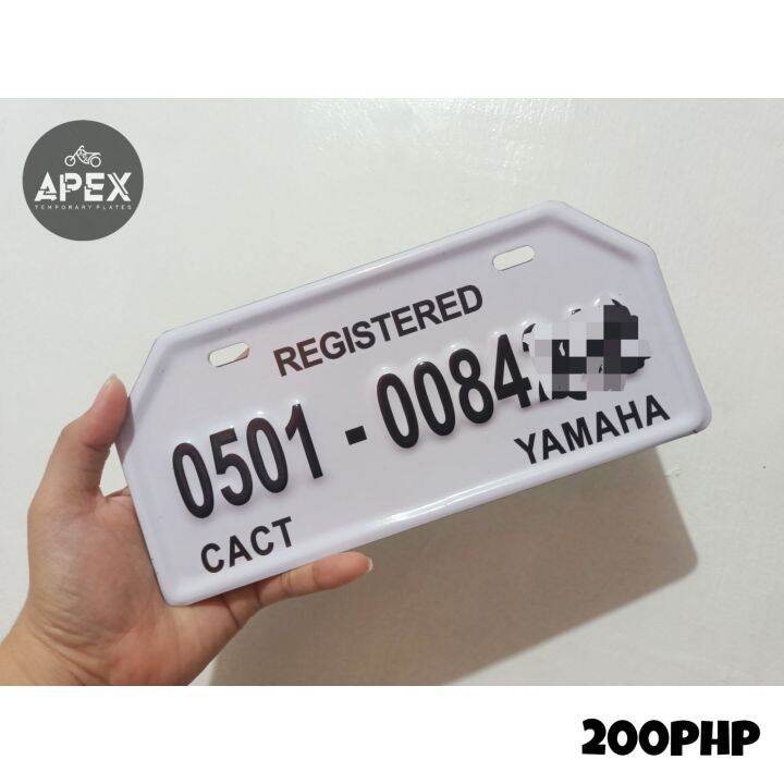 Temporary Plate for Motorcycle | Lazada PH