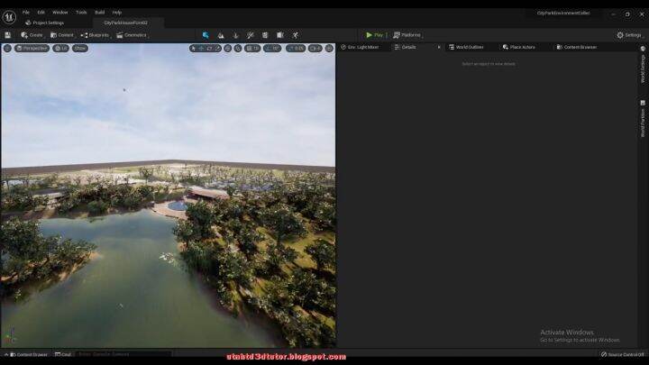 คอร์สออนไลน์ สอน Unreal Engine Landscape Course Online ปูพื้นฐาน เจาะ ...