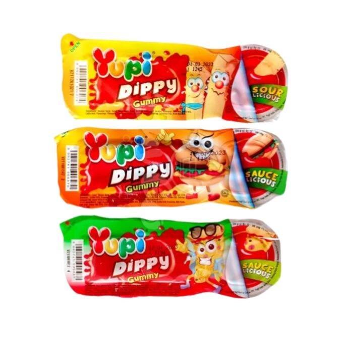 Yupi Dippy Gummy 22.5g x 1 pcs (3 Flavor) | Lazada
