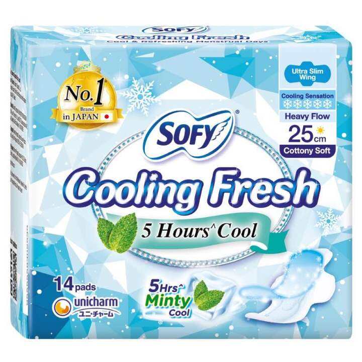 SOFY Cooling Fresh Day Ultra Slim (25cm x 14's) | Lazada