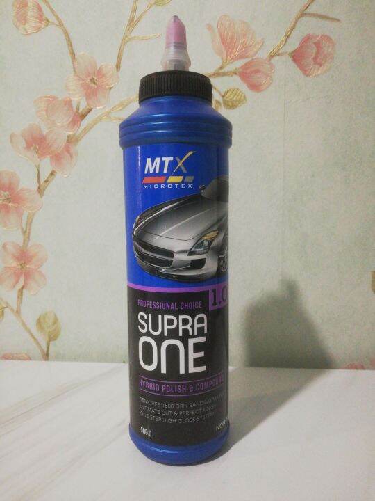 MTX"MICROTEX SUPRA ONE HYBRID POLISH AND COMPOUND STEP1 ULTIMATE ...