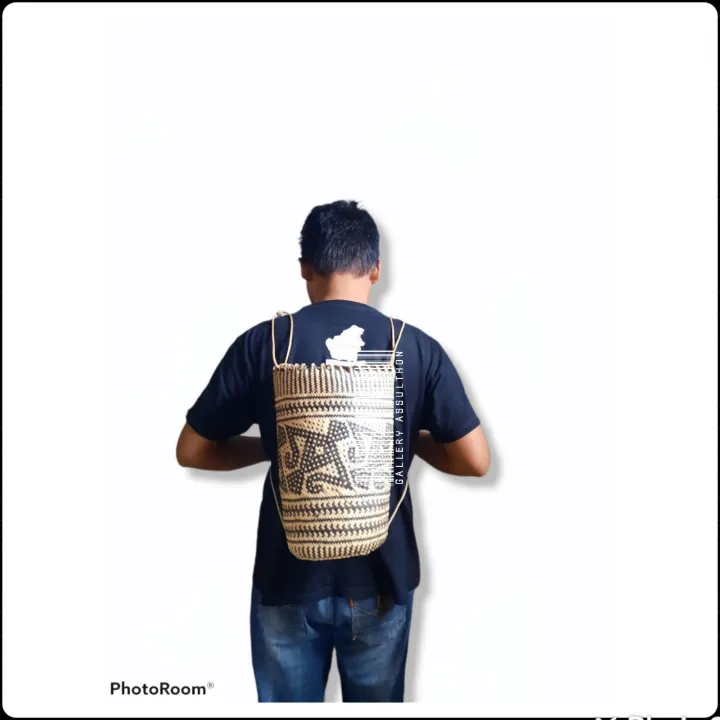 TAS ANJAT ROTAN !!! TAS ANYAMAN ROTAN KHAS DAYAK ( TAS RANSEL ...