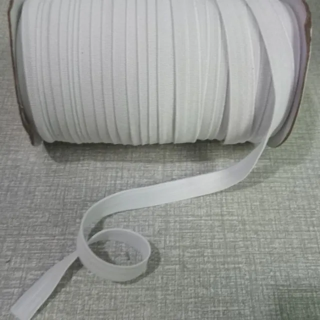 10 yards 3/8, 1/2, 1 inch plain white garter - Telly's | Lazada PH