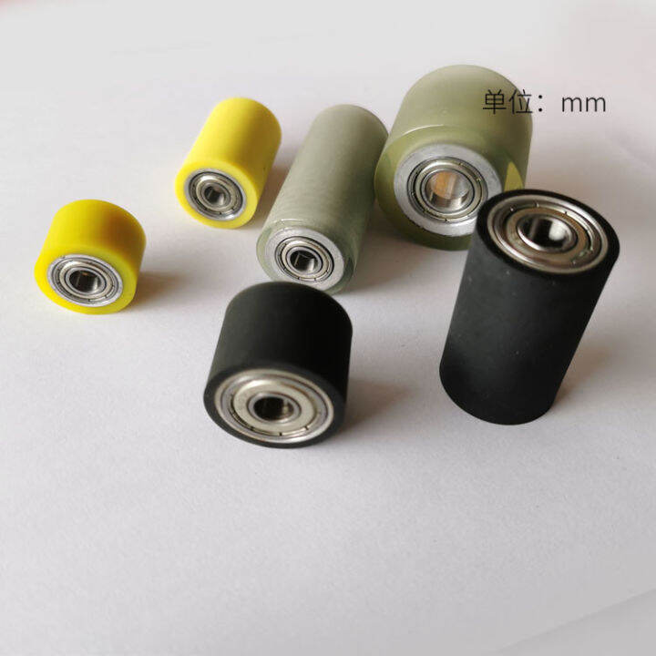 Rubber Coated Bearing Pulley Polyurethane Bearing Pu Rubber Wheel ...