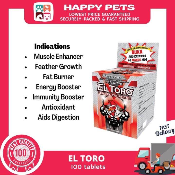 El Toro 100 Tablets Muscle Enhancer | Lazada PH