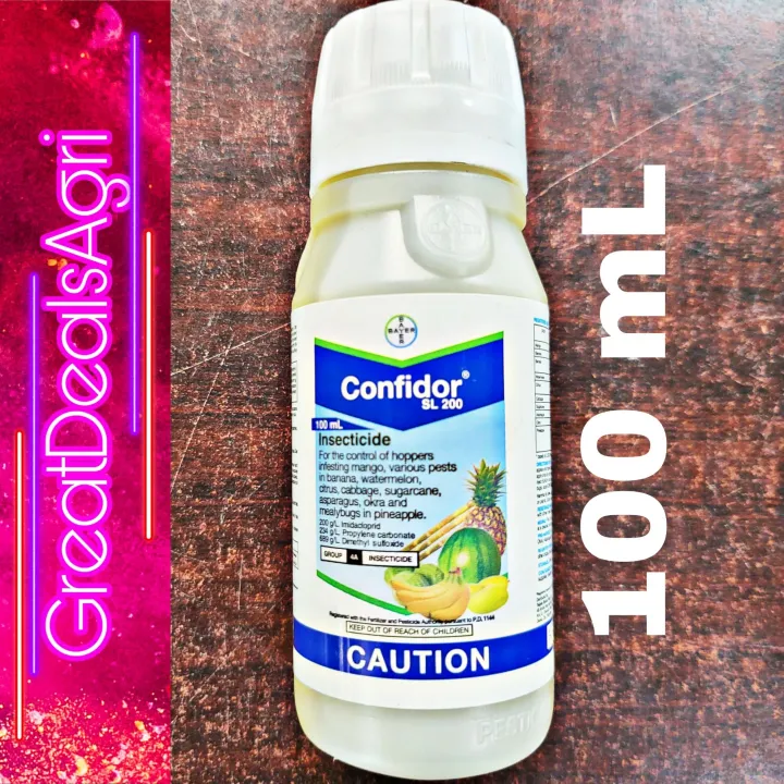 CONFIDOR SL 200 IMIDACLOPRID + PROPYLENE CARBONATE + DIMETHYL SULFOXIDE INSECTICIDE (100mL) BY ...