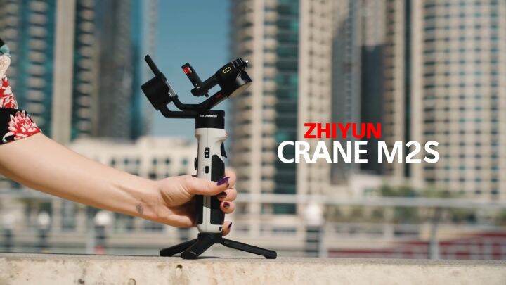 Zhiyun Crane M2S ไม้กันสั่น 3 แกน สำหรับกล้องมิลเลอร์เลส ,แอคชั่นแคม ...