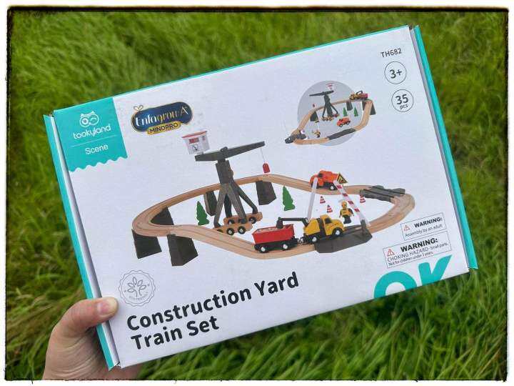 Tooky Construction Yard Train Set | Lazada