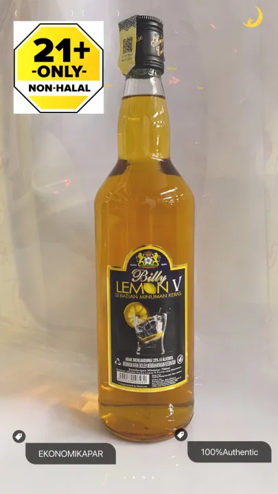 BILLY LEMON VODKA 700ML 33%i/i ALCOHOL | Lazada