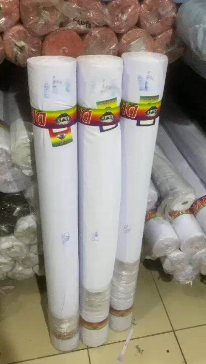 ( per 1 roll ) Kain katun jepang putih TC 220 DIAMOND SUPERIOR rollan ...