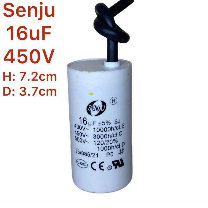 Senju 16UF 450V Starting / Running Capacitor | Lazada PH