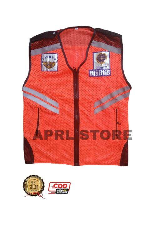 ROMPI DISHUB ORANGE JALA MESH JARING | Rompi dinas | Rompi Lapangan ...