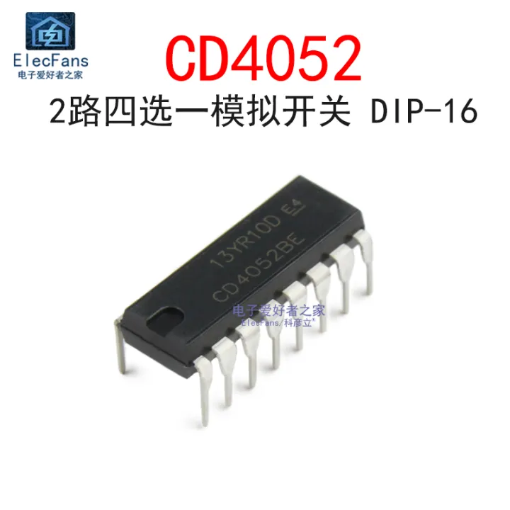 Direct Plug Cd4052be Multiplexer/Signal Splitter Dip-16 Cd4052 Logic IC ...
