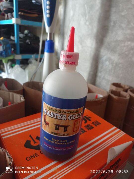 lem kayu master glue kemasan 500 gram untuk kayu basah | Lazada Indonesia
