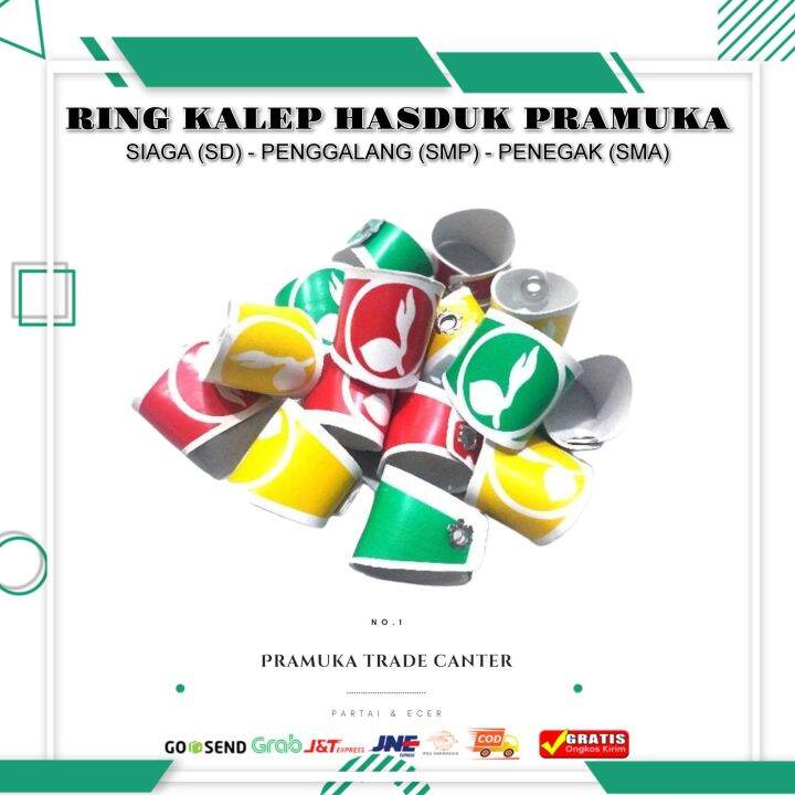 Ring Kalep Kacu Pramuka SD SMP SMA | Ring Hasduk Kalep Siaga Penggalang ...