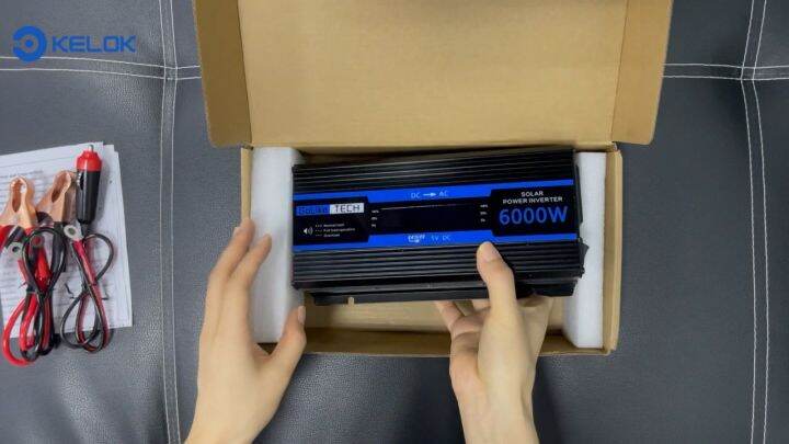 อินเวอร์เตอร์6000W 4000W 3000w อินเวอร์เตอร์แปลงDC12V/24V เป็นAC220V เตอร์ไฟฟ้าพลังงานแสงอาทิตย์ ...