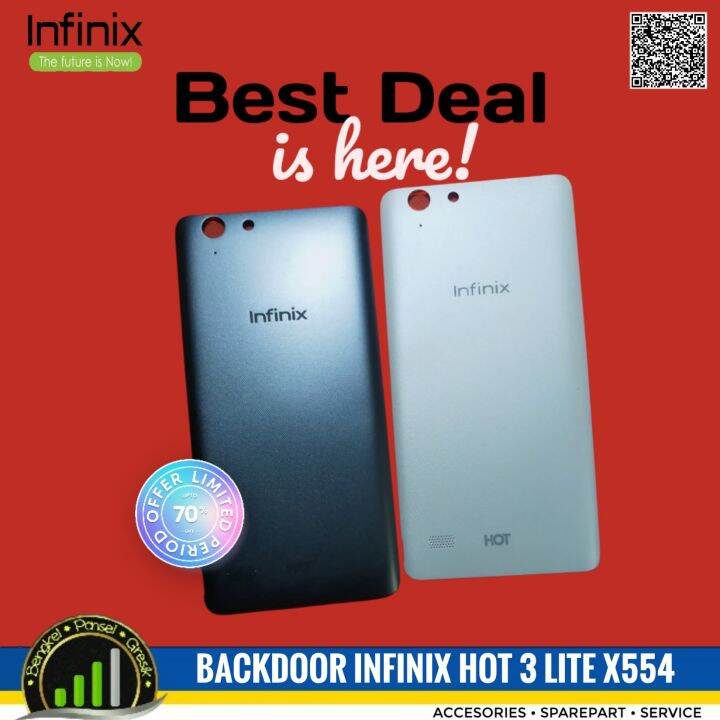Backdoor Housing Infinix Hot 3 Lite X554 | Lazada Indonesia