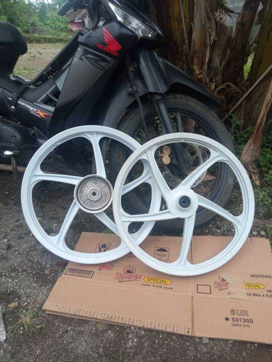 Velg velag veleh pelk resing palang 5 Honda supra 125 Depan cakram disk ...