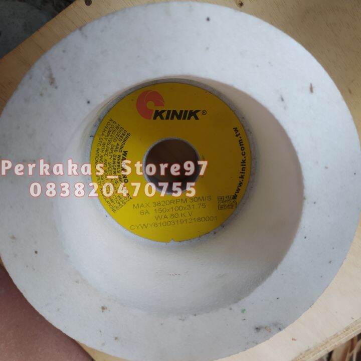 BATU GERINDA KINIK CUP 6A 150 X 100 X 31.75 WA 80 KV GERINDA MANGKOK 6 ...