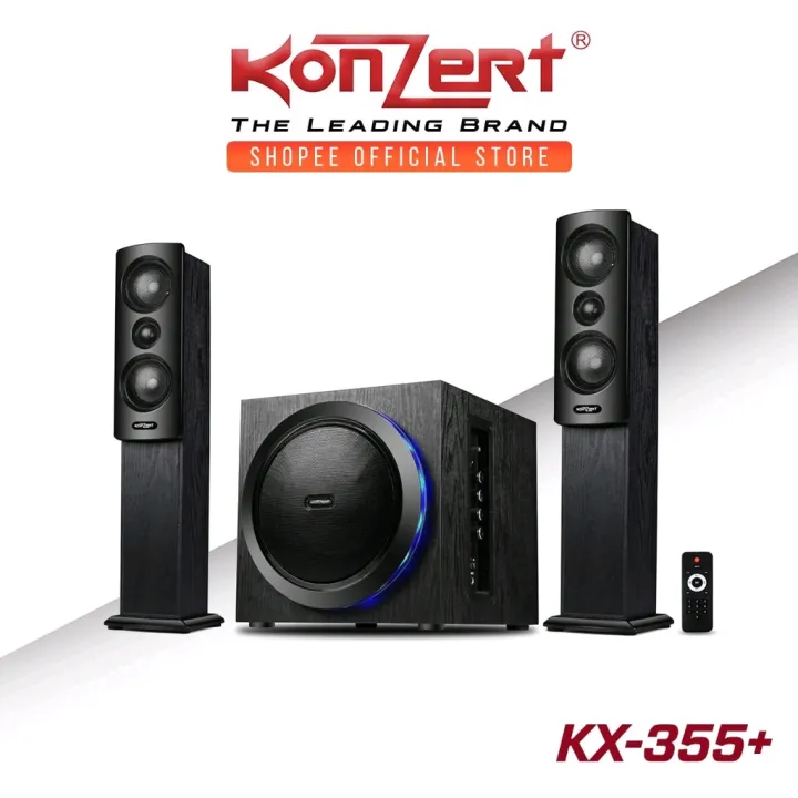 Konzert KX-355+ 2.1ch Multimedia Speaker with Bluetooth ( 3800 watts ...