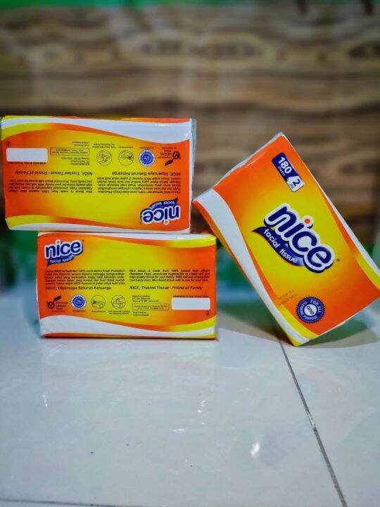 NICE FACIAL TISSUE 180 SHEETS | Lazada Indonesia