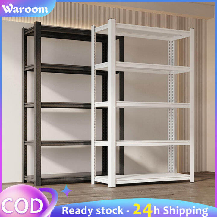 WAROOM【Upgrade】4/5 Tier Adjustable Metal Rack Value Boltless Rack / Kitchen Rack / Store Storage ...
