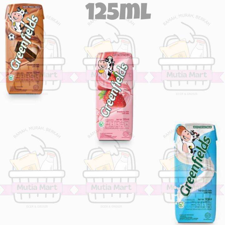 Greenfields UHT Milk 125ml [Perkarton] | Lazada Indonesia