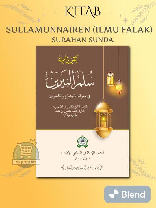 kitab sullam an-nayirain ilmu falak surah sunda | Lazada Indonesia