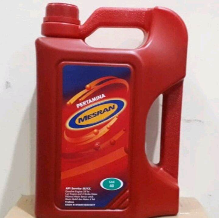 OLI PERTAMINA MESRAN SAE 40 GALON 4L | Lazada Indonesia
