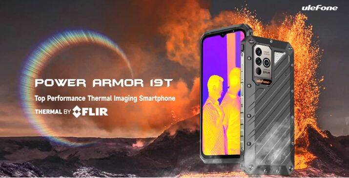 Ulefone Power Armor 19T Rugged Phone, Thermal Imaging Camera, 12GB ...